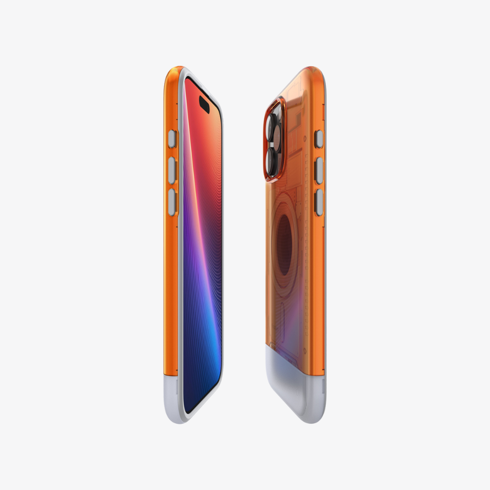 Spigen iPhone 16 Pro Max Kılıf Classic C1 MagFit MagSafe Özellikli tangerine - Spigen