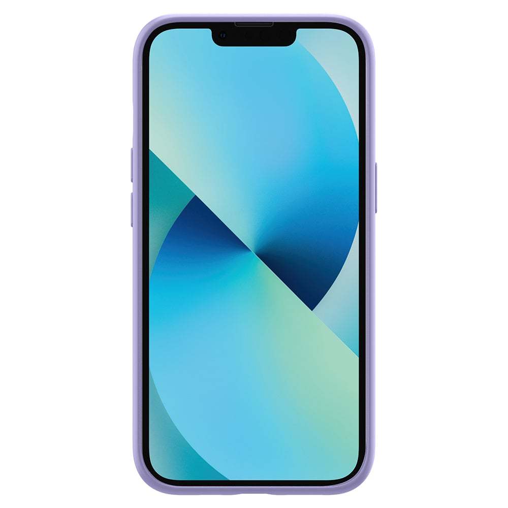 iPhone 13 Kılıf, Spigen Silicone Fit Purple - Spigen