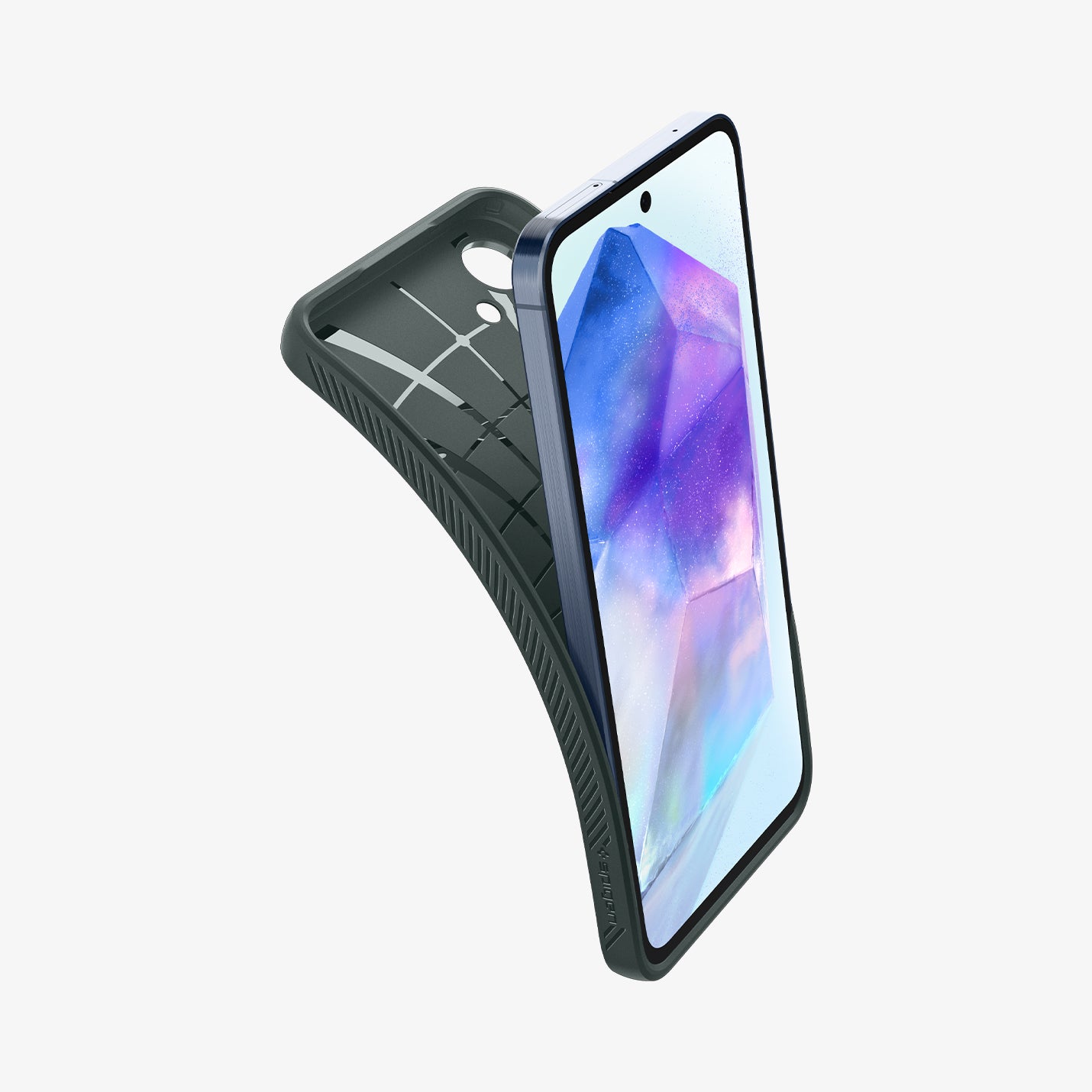 Samsung Galaxy A55 Kılıf, Spigen Liquid Air Abyss Green - Spigen