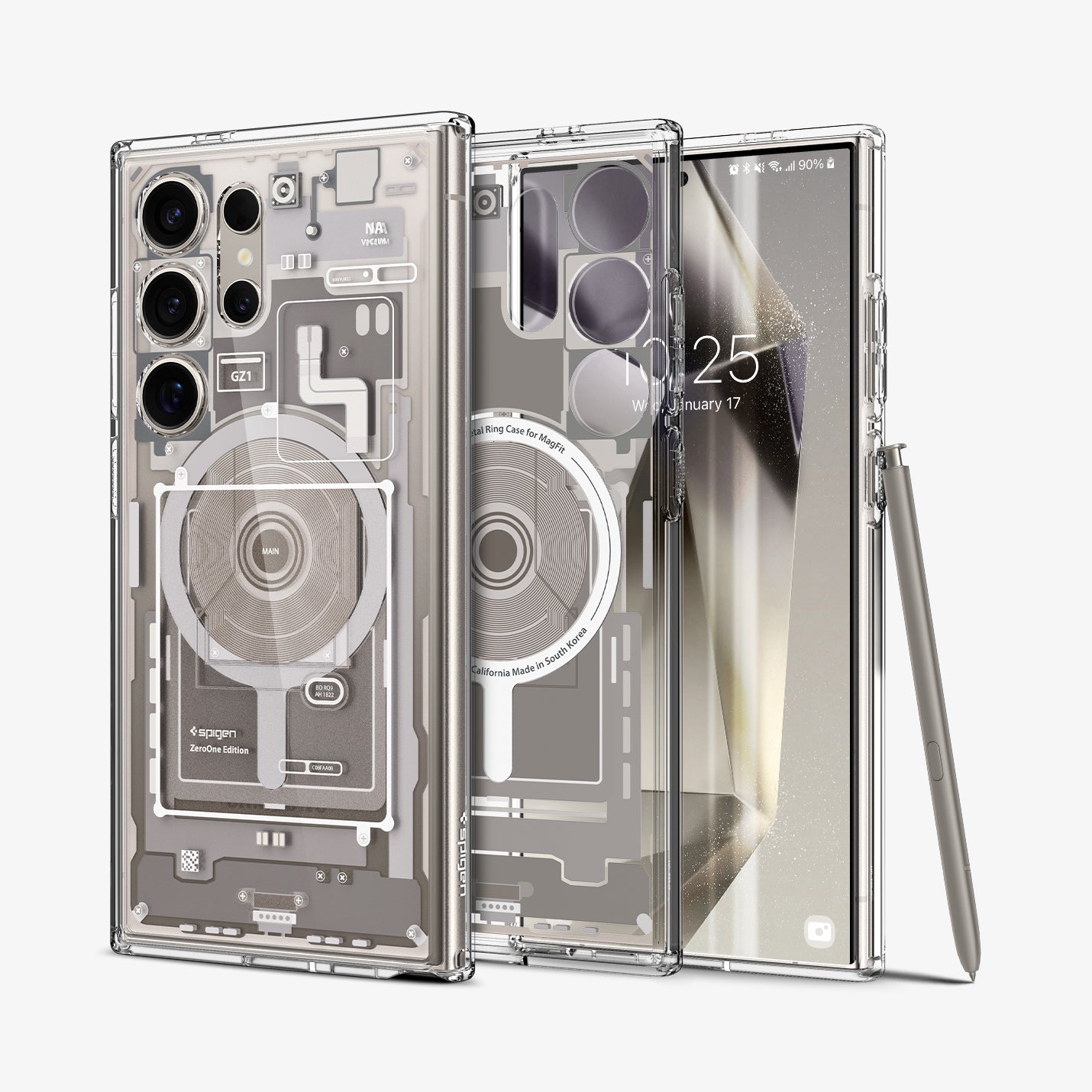 Galaxy S24 Ultra Kılıf, Spigen Ultra Hybrid OneTap Metal Ring Magfit ...