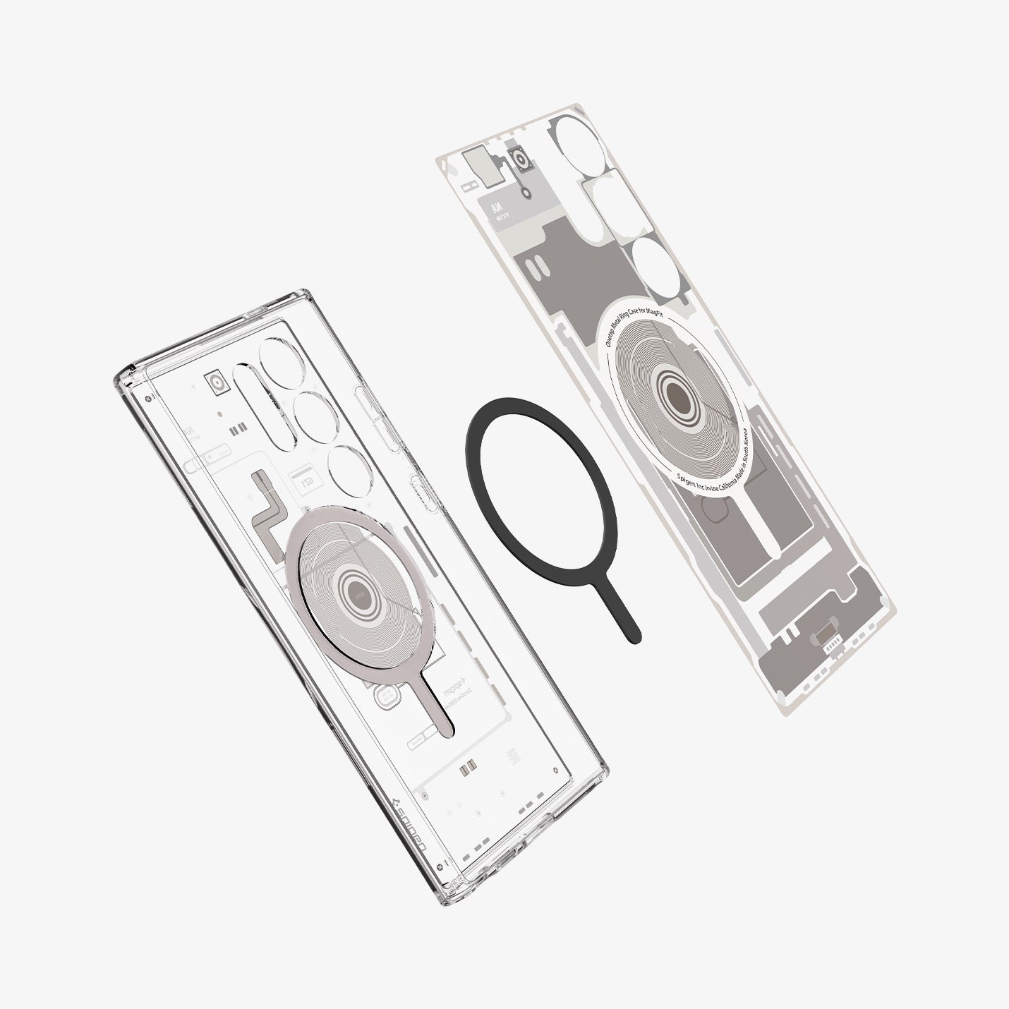 Galaxy S24 Ultra Kılıf, Spigen Ultra Hybrid OneTap Metal Ring Magfit ...