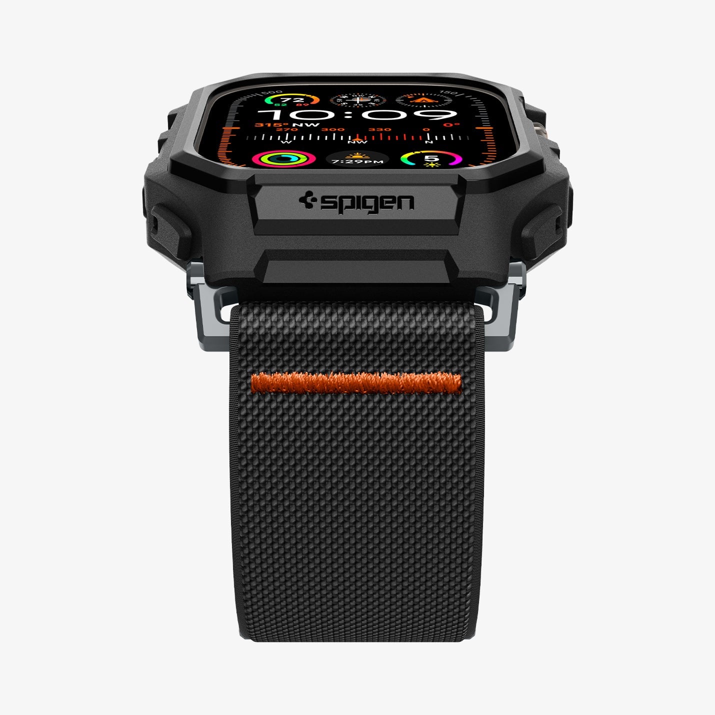 Spigen Apple Watch 49mm (Ultra 3/2/1) ile uyumlu Kılıf & Kordon Kayış ...