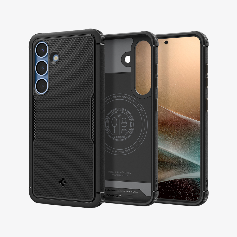 Spigen Galaxy S25 Kılıf Core Armor MagFit Özellikli Matte Black - Spigen