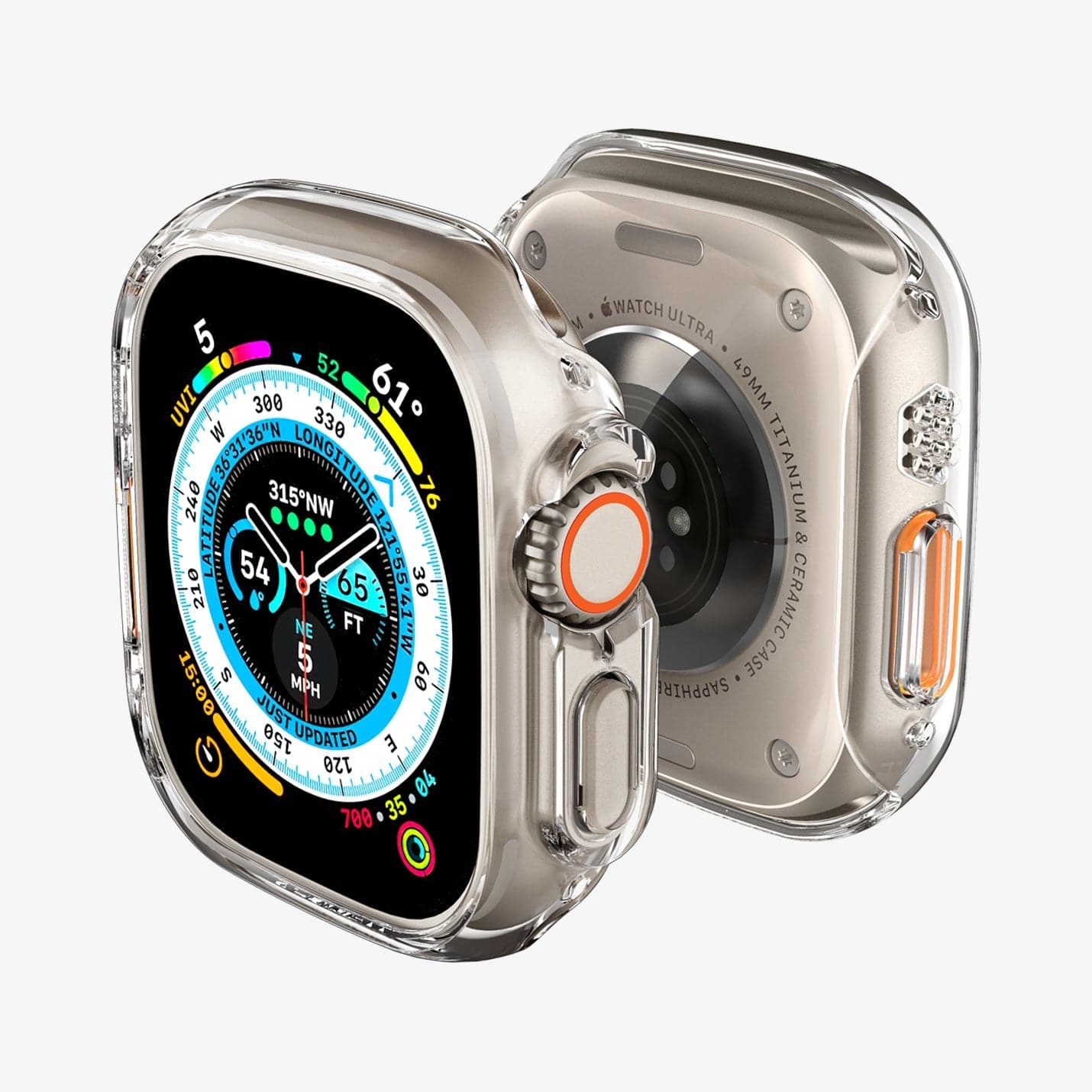 Spigen Apple Watch 49mm (Ultra 3/2/1) ile uyumlu Kılıf Thin Fit Spigen ...