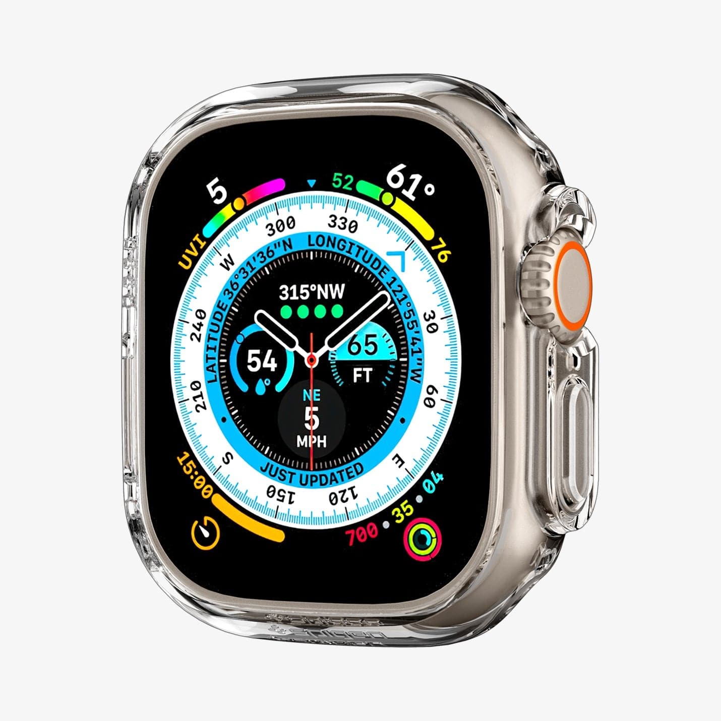 Spigen Apple Watch 49mm (Ultra 3/2/1) ile uyumlu Kılıf Thin Fit Spigen ...