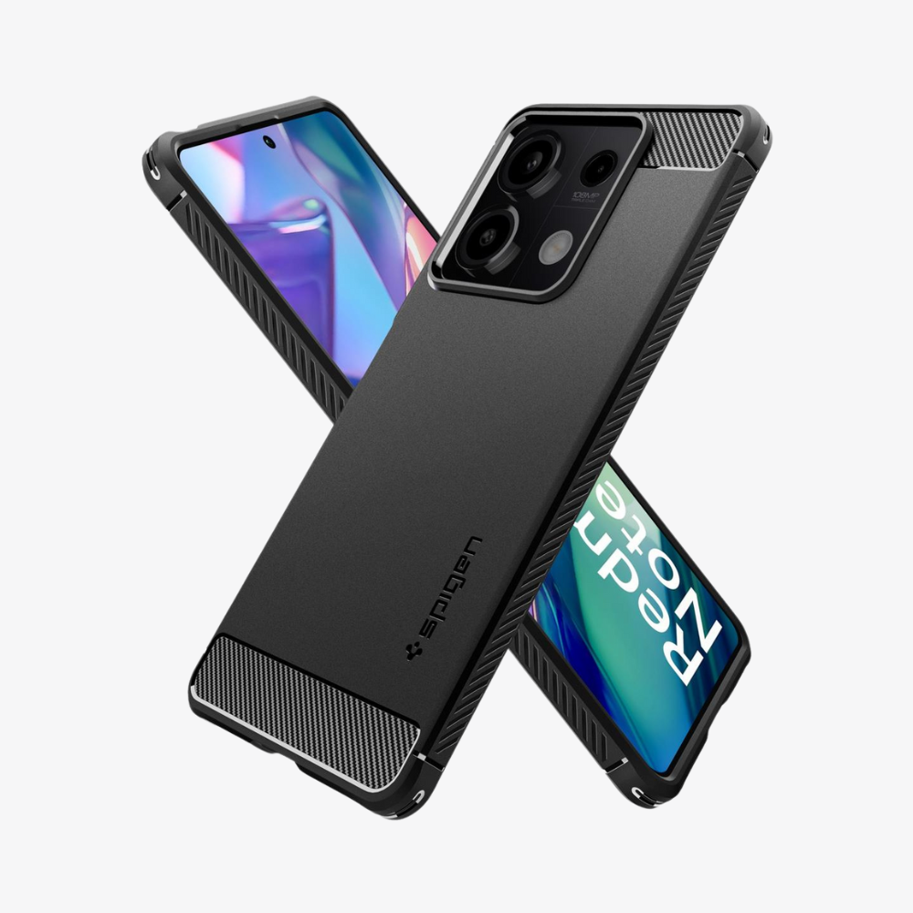 Spigen Xiaomi Redmi Note 13 5G Kılıf Rugged Armor Matte Black - Spigen
